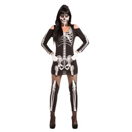 buttinette Skelett Kostüm "Skeletta" für Damen
