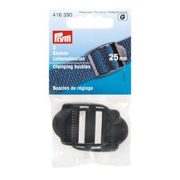 Prym Klemm-Leiterschnallen für 25 mm Bänder, schwarz, 2 Stück