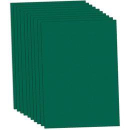 buttinette Tonzeichenpapier, dunkelgrün, 50 x 70 cm, 10 Blatt