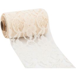 buttinette Spitzenband, creme, 120 mm, 10 m