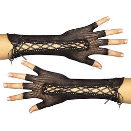 buttinette Schnür-Netz-Handschuhe