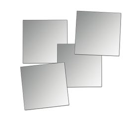 buttinette Spiegel-Mosaik, 5 x 5 cm, 4 Stück