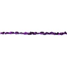 buttinette Metallic-Paillettenband, lila, Breite: 10 mm, Länge: 3 m