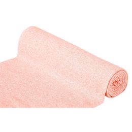 buttinette Glatter Bündchenstoff "Comfort", rosa-melange