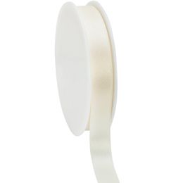 buttinette Satinband, creme, 15 mm, 50 m