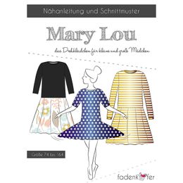 Fadenkäfer Fadenkäfer Schnitt "Kleid Mary Lou" für Mädchen