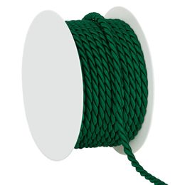 buttinette Kordel, dunkelgrün, 4 mm, 10 m