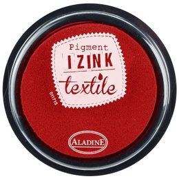 buttinette IZINK Textil Stempelkissen, rot