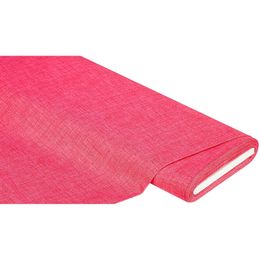 buttinette Beschichtetes Baumwollmischgewebe "Meran" Uni, pink