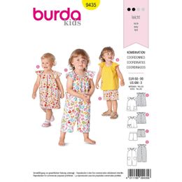 Burda Schnitt 9435 "Sommer-Kombination" für Kleinkinder