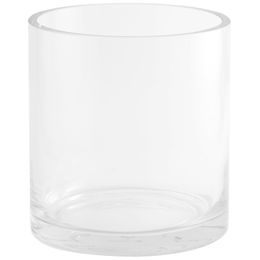 buttinette Glasvase, rund, 13,5 cm, 12,5 cm Ø