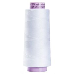 Mettler Silk Finish Cotton Maschinen- & Handquiltgarn, Stärke: 50, 1829m-Spule, weiß