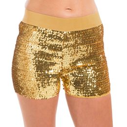 buttinette Pailletten-Hotpants, gold