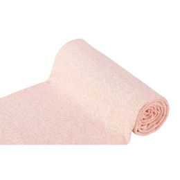 buttinette Rippen-Bündchenstoff "Comfort", rosa-melange