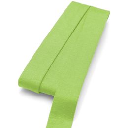 buttinette Jersey-Einfassband, hellgrün, Breite: 2 cm, Länge: 3 m