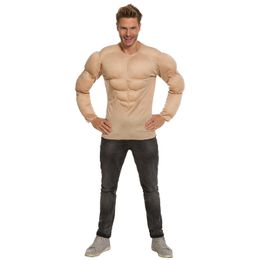 buttinette Shirt "Muskel-Attrappe" für Männer
