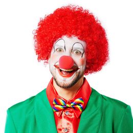 buttinette Lockenperücke "Clown", rot