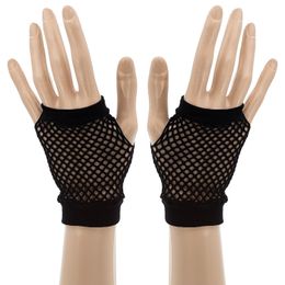 buttinette Netz-Handschuhe, schwarz