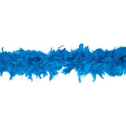 buttinette Federboa, blau, 90 g, 1,80 Meter