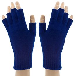 buttinette Strick-Handschuhe , dunkelblau