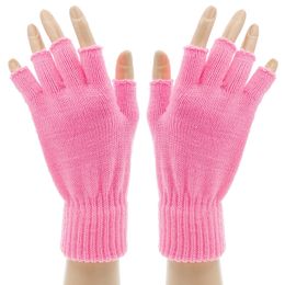 buttinette Strick-Handschuhe, rosa