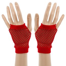 buttinette Netz-Handschuhe, rot