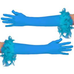 buttinette Handschuhe "Glamour", türkis