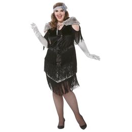 buttinette Charleston-Kostüm "Lady Noir" für Damen