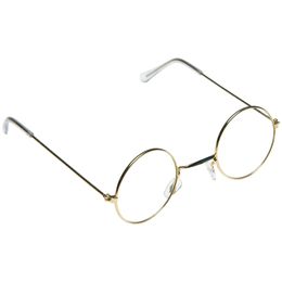 buttinette Brille "Rund", gold