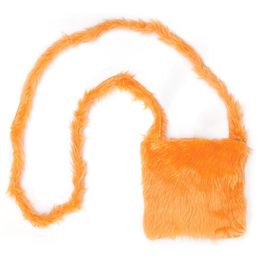Exclusive Design by buttinette buttinette Tasche "Plüsch", orange
