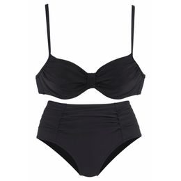 Lascana Bikini female Black size 38