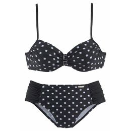 Lascana Bikini female Black size 38