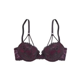 Lascana Lascana Push-up-BH Damen Gr&ouml;&szlig;e 85 dunkellila