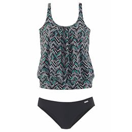 Lascana Tankini Damen Gr&ouml;&szlig;e S schwarz