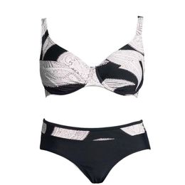 Lascana Bikini Damen Gr&ouml;&szlig;e M schwarz / wei&szlig;