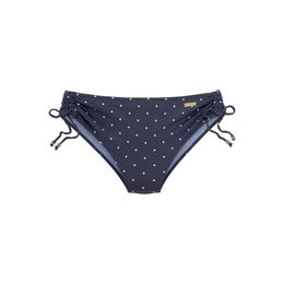 Lascana Bikinihose 'Sparkel' Damen Gr&ouml;&szlig;e M marine / wei&szlig;