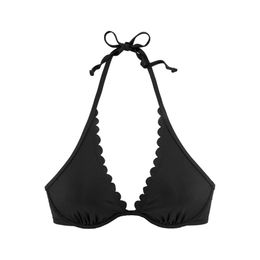 Lascana Bikini Top female Black size 36