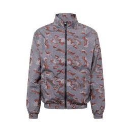 Urban Classics Between-Season Jacket male size L Brown / Light brown / Grey / Light grey / White