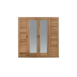 Kleiderschrank Pia - holzfarben - 202 cm - 205 cm - 60 cm - Sconto