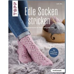 TOPP Buch "Edle Socken stricken – Kuschelmomente für kleine und große Füße"