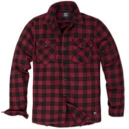 Vintage Industries Harley Check Shirt rot, Gr&ouml;&szlig;e XXL