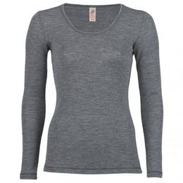 Engel - Damen-Shirt L/S - Alltagsunterwäsche Gr 38/40 grau