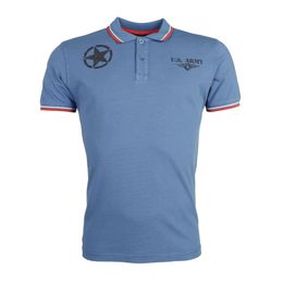 Top Gun Poloshirt Herren Gr&ouml;&szlig;e L blau