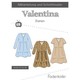 Fadenkäfer Fadenkäfer Schnitt "Kleid Valentina" für Damen