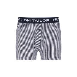 Tom Tailor Damen Gestreifte Pyjamashort, blau, Streifenmuster, Gr. 34