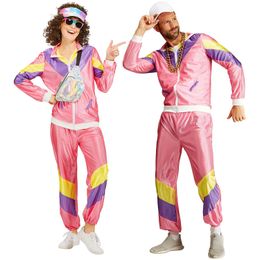 buttinette Trainingsanzug "80er" unisex, rosa-color