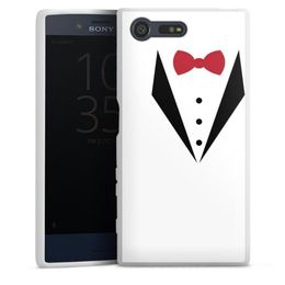 DeinDesign Handyhülle Red Bow Tuxedo, Hülle Men Style, weiß