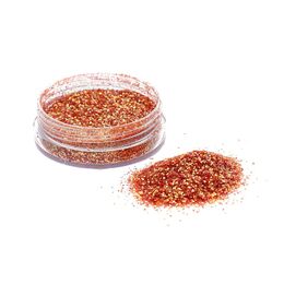 Eulenspiegel Kosmetik-Glitter, goldenorange