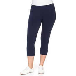 sheego Große Größen: Leggings in Caprilänge, marine, Gr.52