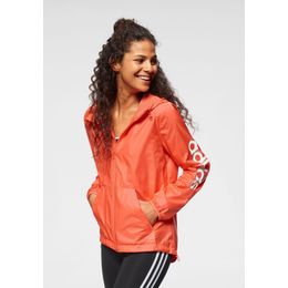 Adidas Große Größen: Windbreaker, orange, Gr.XL